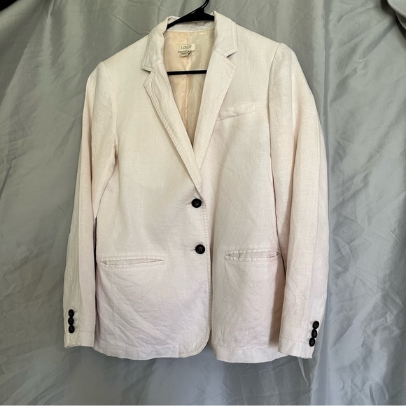 Jackets & Coats | J Crew Linen Blazer | Poshmark